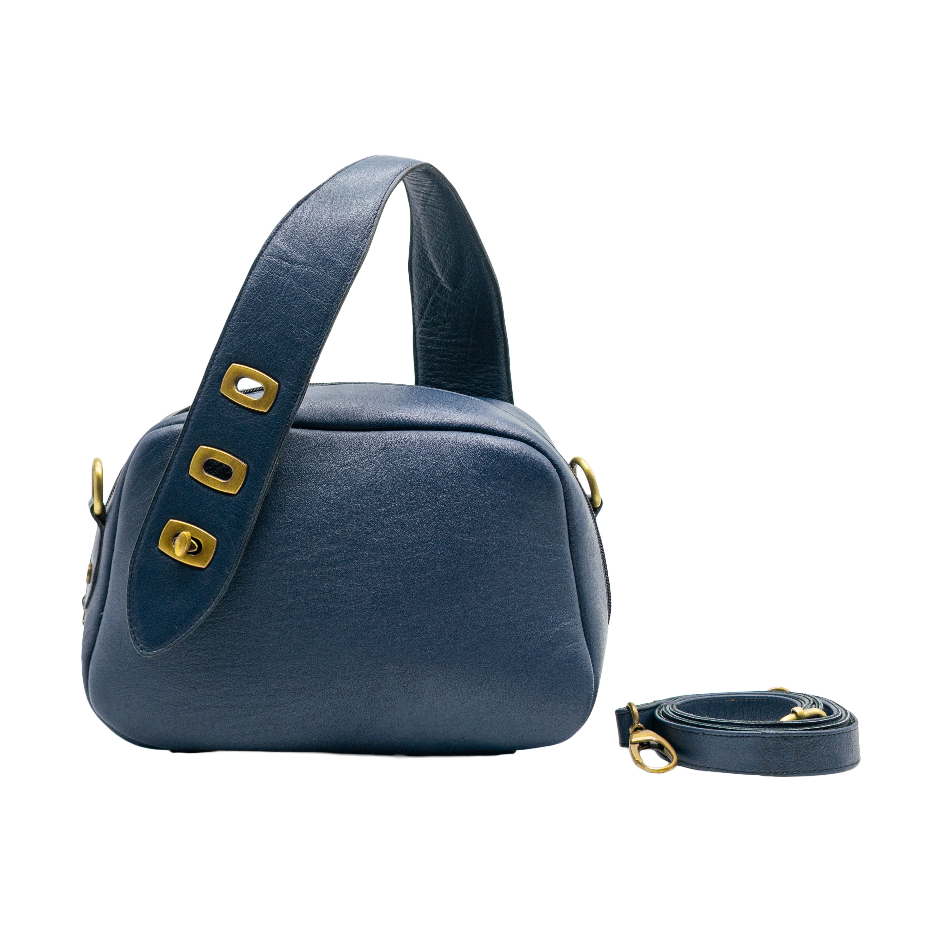 Round Hand Bag - Black - UNCLE